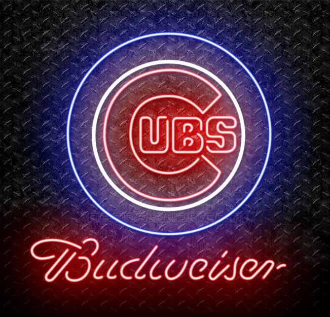 Buy MLB Chicago Cubs Budweiser Neon Sign Online // Neonstation