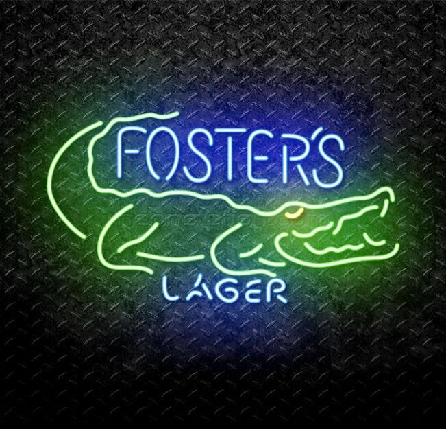Buy Foster's Lager Beer Gator Crocs Neon Sign Online // Neonstation