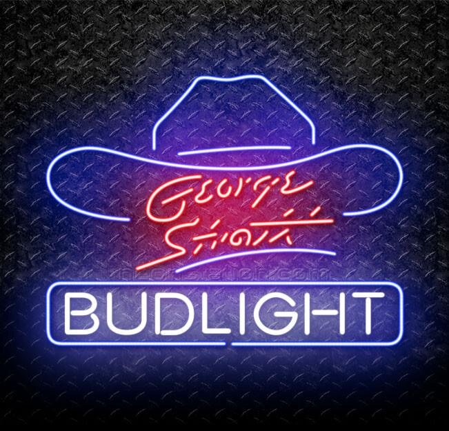 Buy Bud light George Strait Neon Sign Online // Neonstation