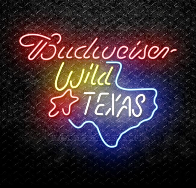 Buy Budweiser Wild Texas Neon Sign Online // Neonstation