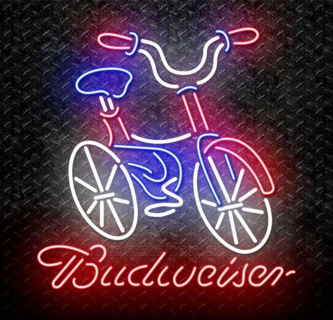 Buy Budweiser Bicycle Neon Sign Online // Neonstation