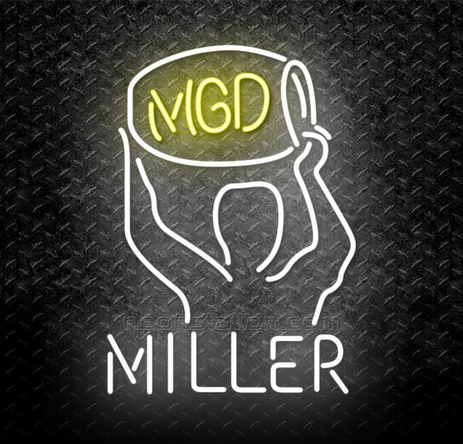 Buy MGD Miller Genuine Draft Neon Sign Online // Neonstation