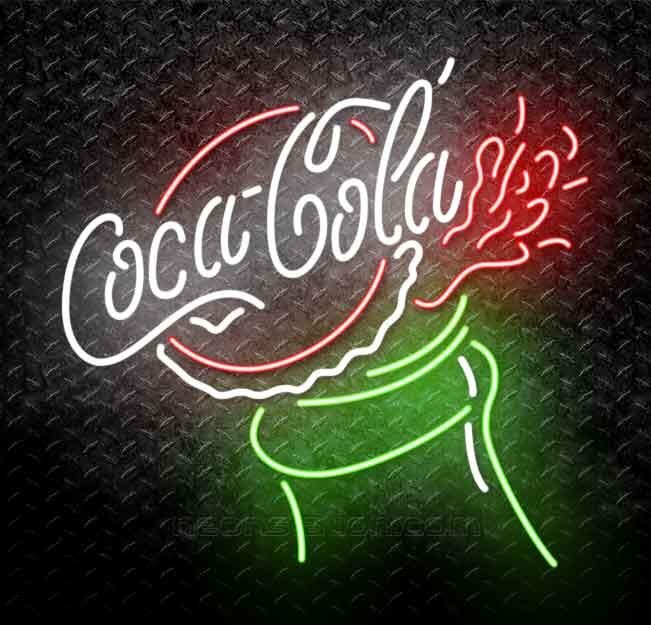 Buy Coca Cola Coke Open Caps Neon Sign Online // Neonstation