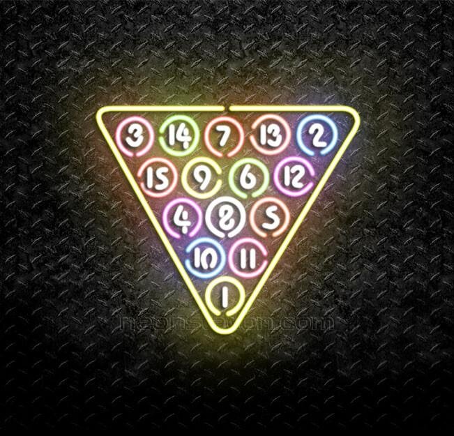 Buy Snooker 15 Balls Neon Sign Online // Neonstation