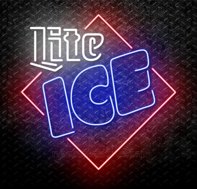 Buy Miller Lite Ice Neon Sign Online // Neonstation