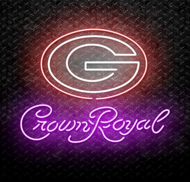 Buy NFL Green Bay Packers Crown Royal Neon Sign Online // Neonstation