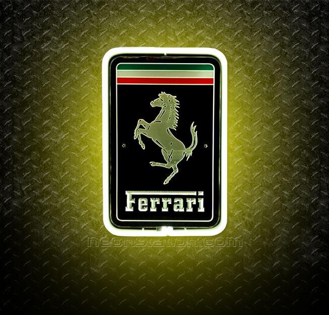 Ferrari 3D Neon Sign For Sale // Neonstation