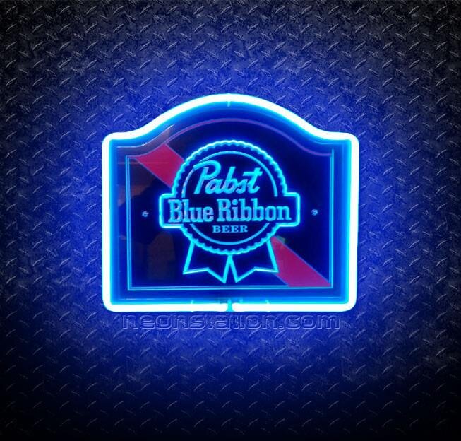 Pabst Blue Ribbon 3D Neon Sign For Sale // Neonstation