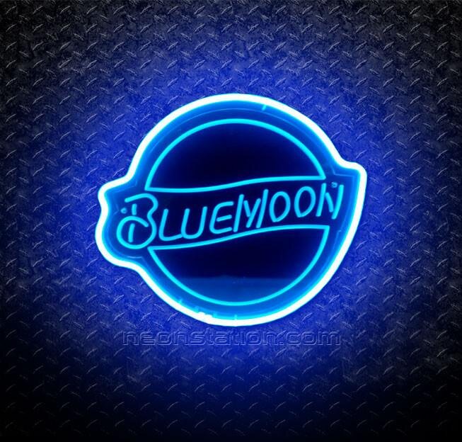 Blue Moon 3D Neon Sign For Sale // Neonstation