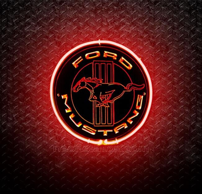 Ford Mustang 3D Neon Sign For Sale // Neonstation