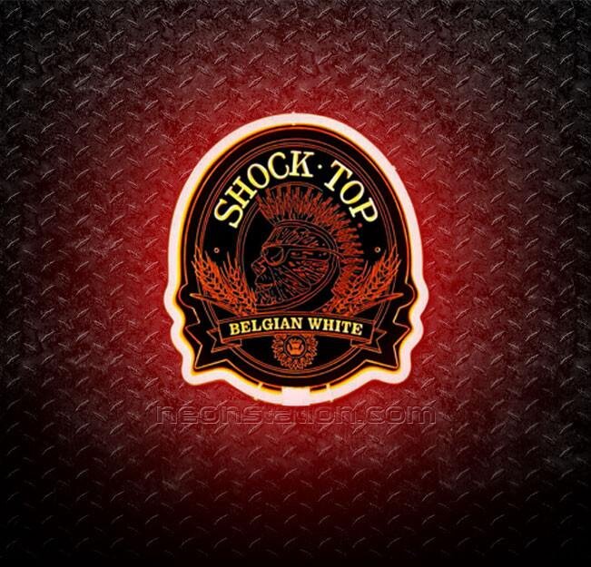 Shock Top Belgian White 3D Neon Sign For Sale // Neonstation