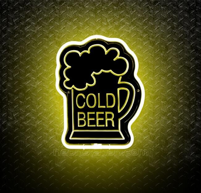 Buy Cold Beer 3D Neon Sign Online // Neonstation