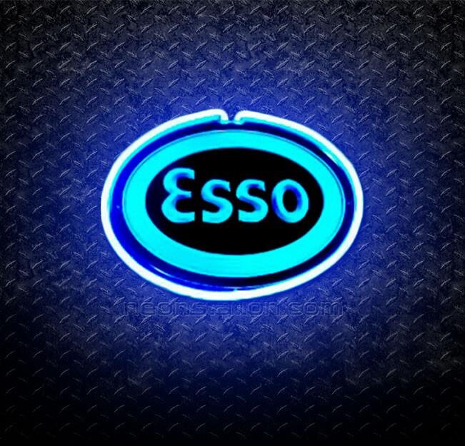Buy Esso Exxon Mobil 3D Neon Sign Online // Neonstation