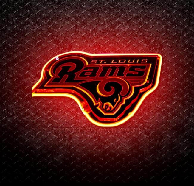 Buy NFL St Louis Rams 3D Neon Sign Online // Neonstation