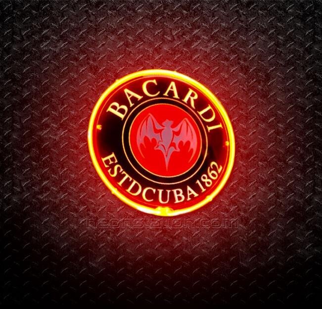Buy Bacardi Bat Rum 3D Neon Sign Online // Neonstation