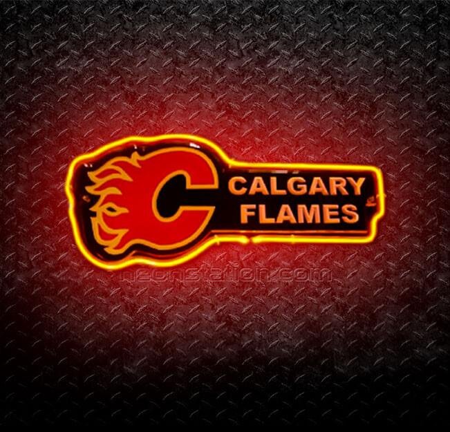 Buy NHL Calgary Flames 3D Neon Sign Online // Neonstation