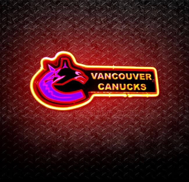 Buy NHL Vancouver Canucks 3D Neon Sign Online // Neonstation