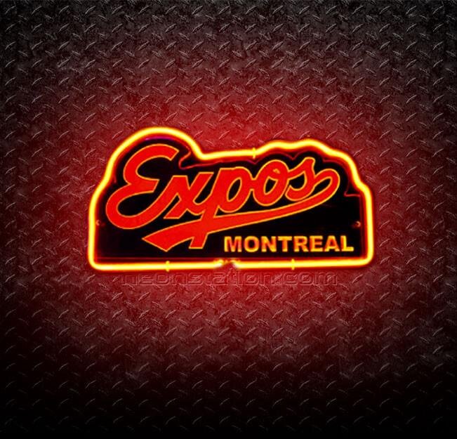 Montreal Expos Canadian Baseball 3D Neon Sign For Sale // Neonstation