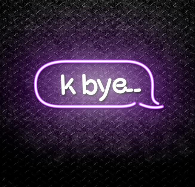 Buy Ok Goodbye Neon Sign Online // Neonstation