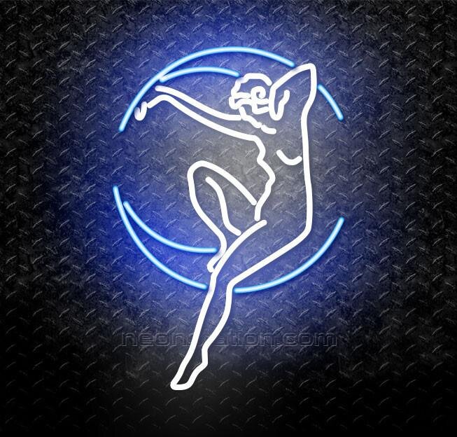 Blue Moon Lady Neon Sign For Sale // Neonstation