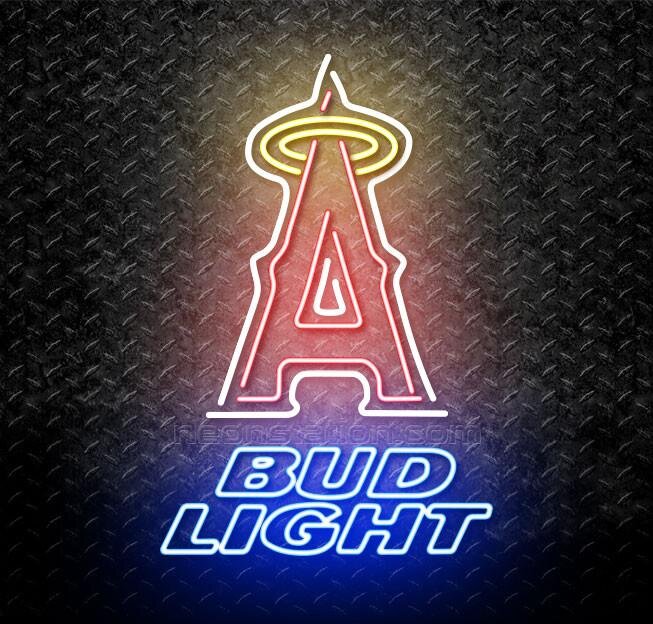 Bud Light MLB Los Angeles Angels Of Anaheim Neon Sign For Sale ...