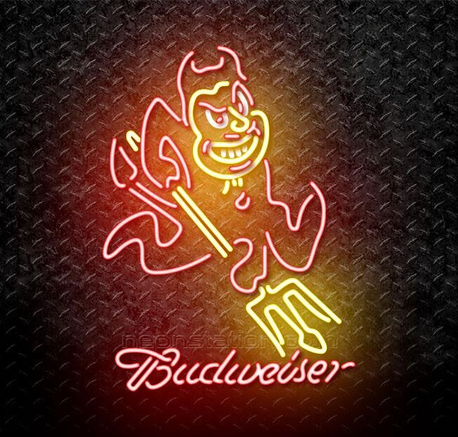 Budweiser Arizona State Sun ASU Devils Neon Sign For Sale // Neonstation