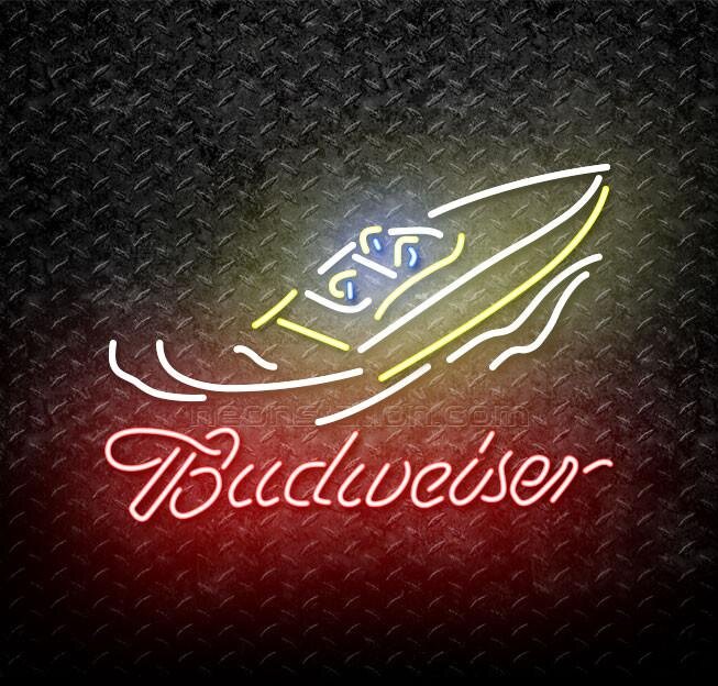 Budweiser At The Lake Neon Sign For Sale // Neonstation