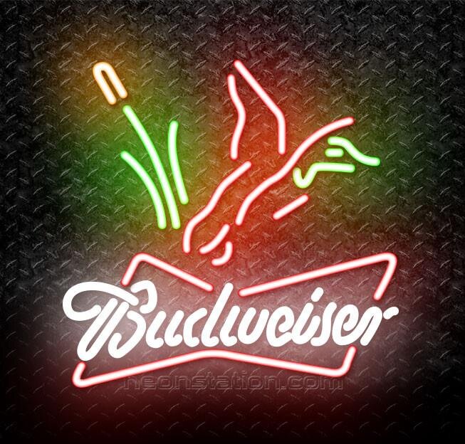 Budweiser Duck Hunting Neon Sign For Sale // Neonstation