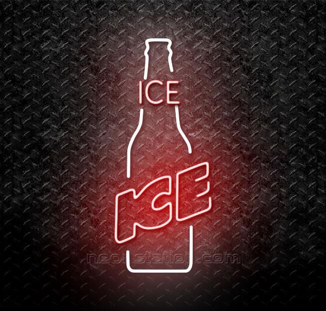 Budweiser Ice Bottle Neon Sign For Sale // Neonstation