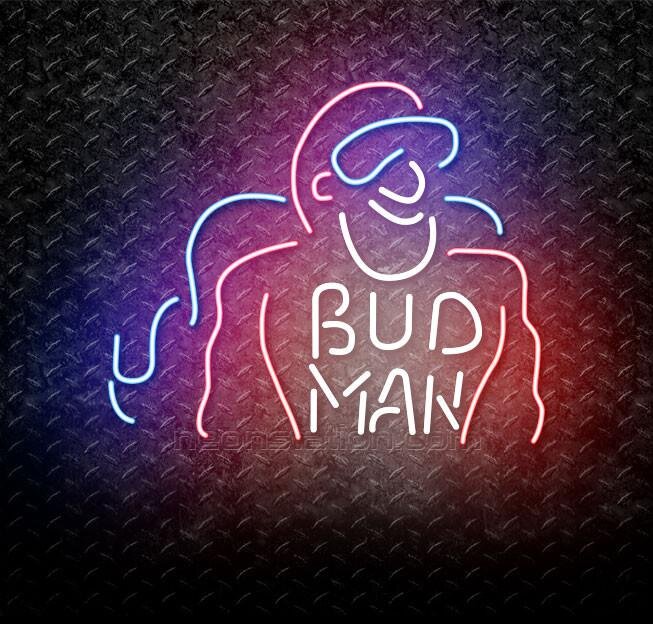 Budweiser Man Neon Sign For Sale // Neonstation