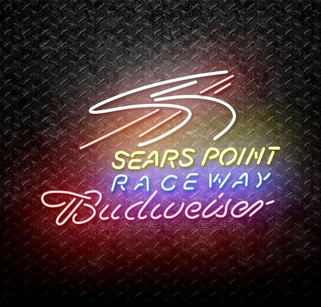 Budweiser Sears Point Raceway Neon Sign For Sale // Neonstation