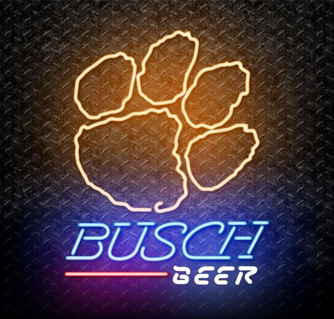 Busch Beer Clemson University Tiger Neon Sign For Sale // Neonstation