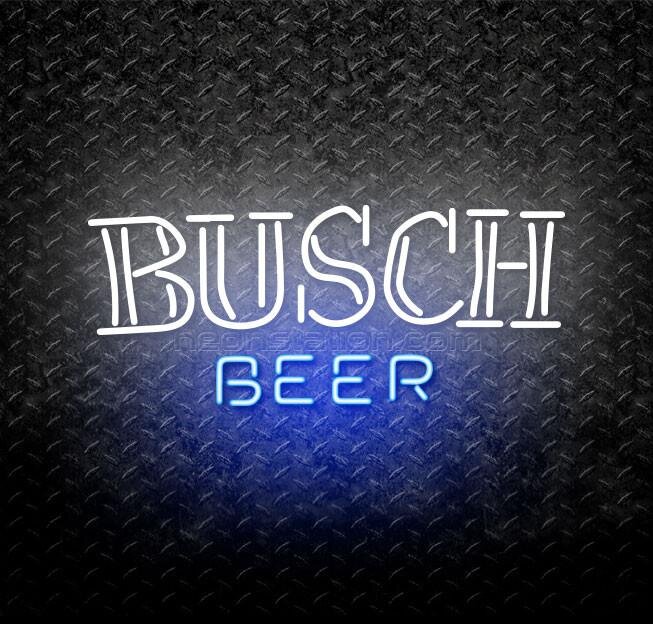 Busch Double Stroke Neon Sign For Sale // Neonstation