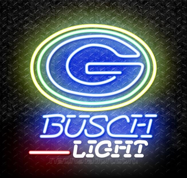Busch Light NFL Green Bay Packers Neon Sign For Sale // Neonstation