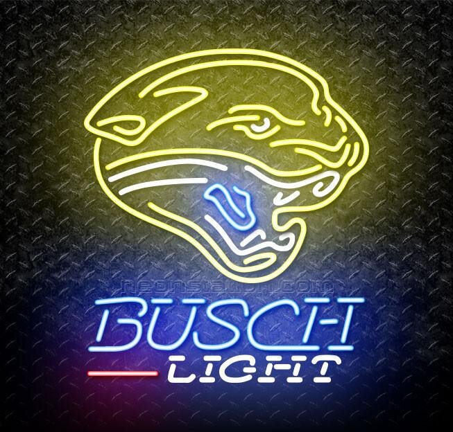 Busch Light NFL Jacksonville Jaguars Neon Sign For Sale // Neonstation