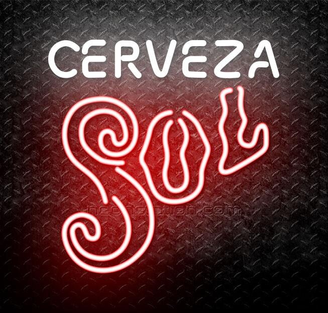 Cerveza Sol Neon Sign For Sale // Neonstation