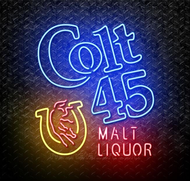 Colt 45 Malt Liquor Neon Sign For Sale // Neonstation