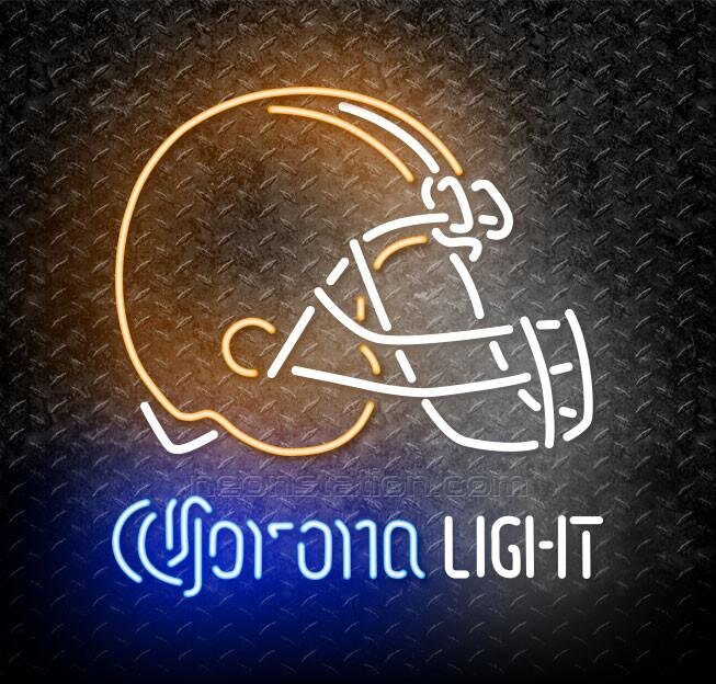 Corona Light NFL Cleveland Browns Neon Sign For Sale // Neonstation