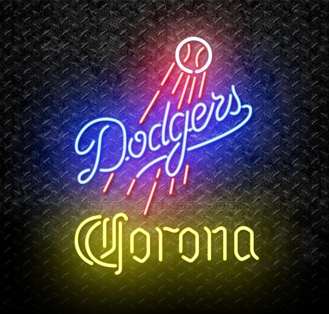 Corona MLB Los Angeles Dodgers Neon Sign For Sale // Neonstation