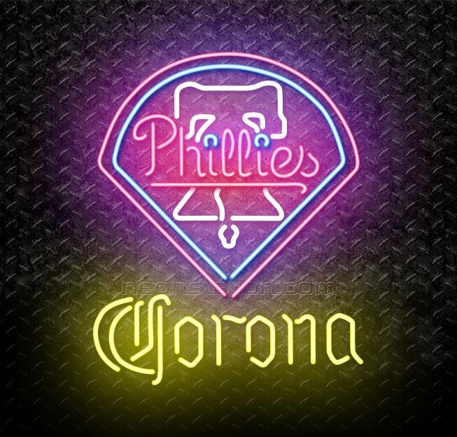 Corona MLB Philadelphia Phillies Neon Sign For Sale // Neonstation