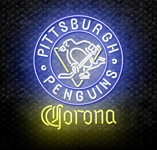 Corona Pittsburgh Penguins Neon Sign For Sale // Neonstation