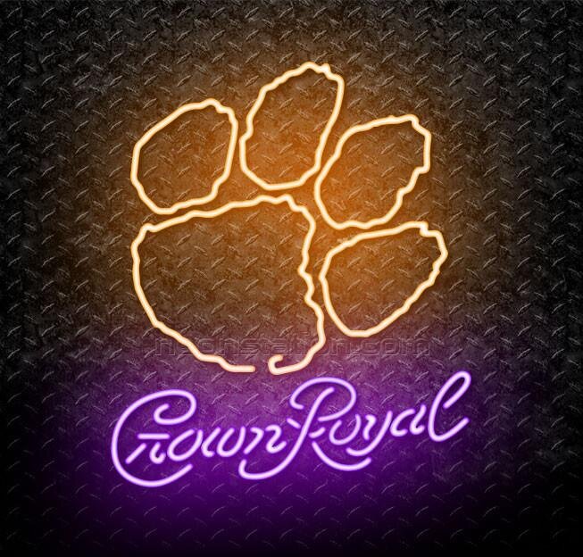 Crown Royal Clemson University Tiger Neon Sign For Sale // Neonstation
