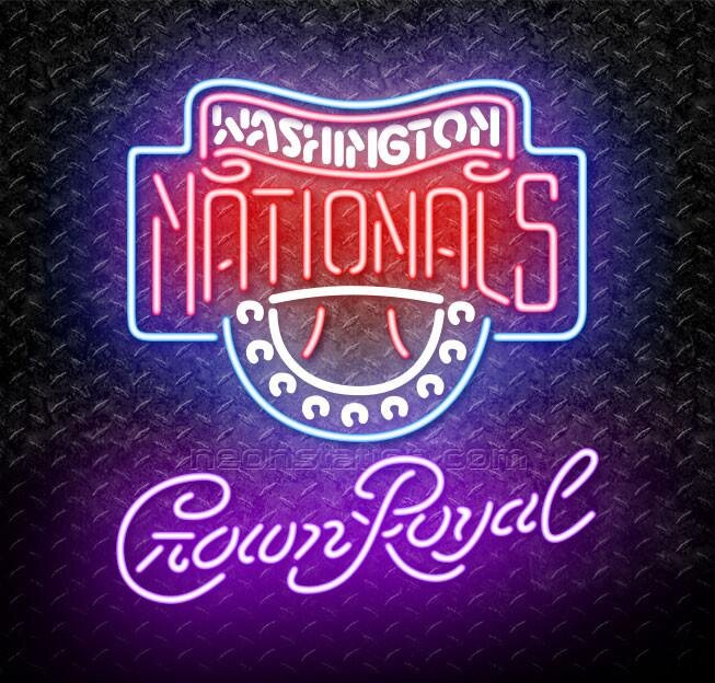 Crown Royal MLB Washington Nationals Neon Sign For Sale // Neonstation