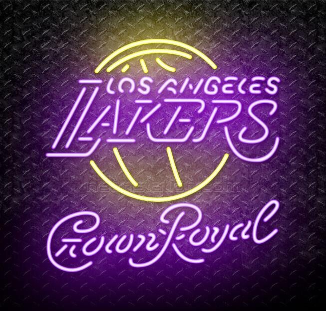 Crown Royal NBA Los Angeles Lakers Neon Sign For Sale // Neonstation