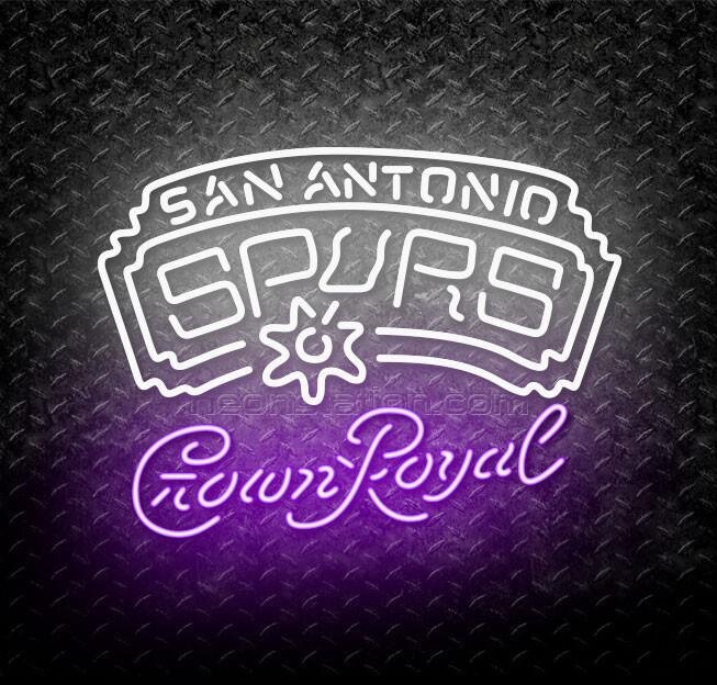 Crown Royal NBA San Antonio Spurs Neon Sign For Sale // Neonstation