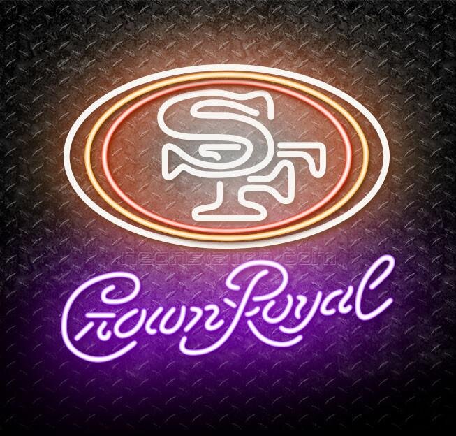 Crown Royal NFL San Francisco 49ers Neon Sign For Sale // Neonstation