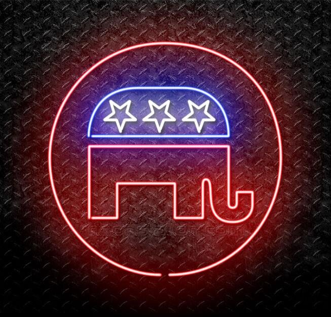 Donald Trump GOP Republican Elephant Neon Sign For Sale // Neonstation