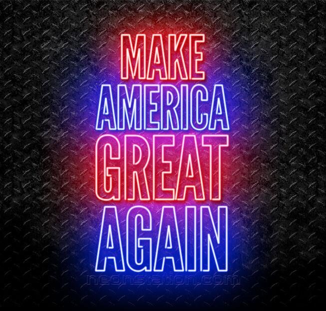 Donald Trump Make America Great Again Neon Sign For Sale // Neonstation