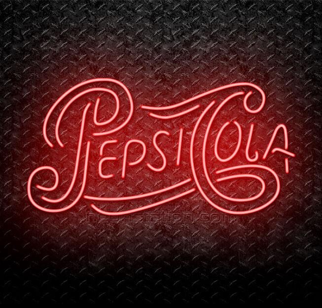 Double Stroke Pepsi Cola Neon Sign For Sale // Neonstation