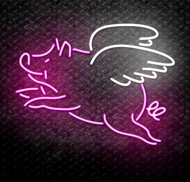 Flying Pig Neon Sign For Sale // Neonstation